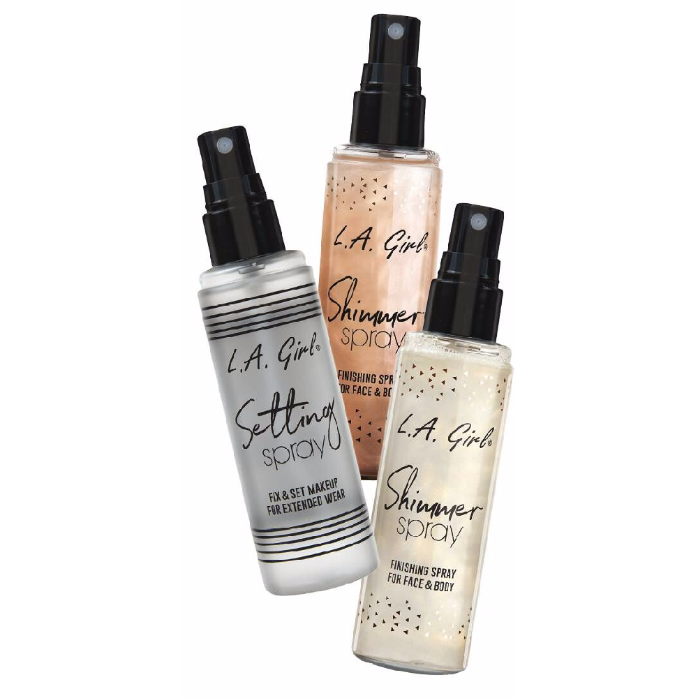 Spray Prime, Set & Shimmer – Cosméticos a la Moda